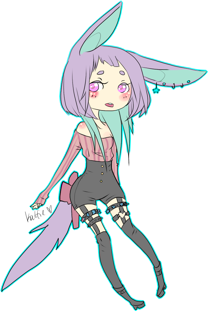 Download Anime Pixel Art Tumblr - Pixel Anime Girl Transparent - Full ...