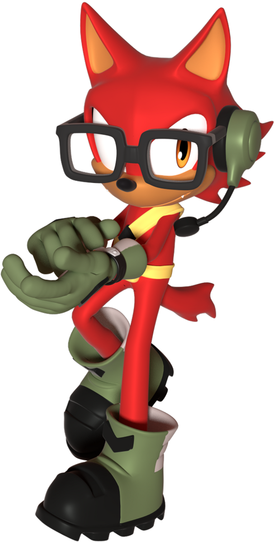 Download Transparent Sonicforces Sticker - Sonic Forces Wolf Oc - PNGkit