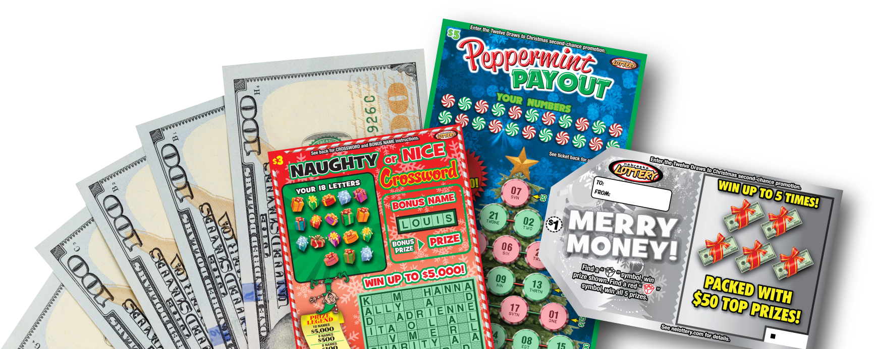 Download Enter Non-winning Holiday Scratch Tickets Online For - Money ...