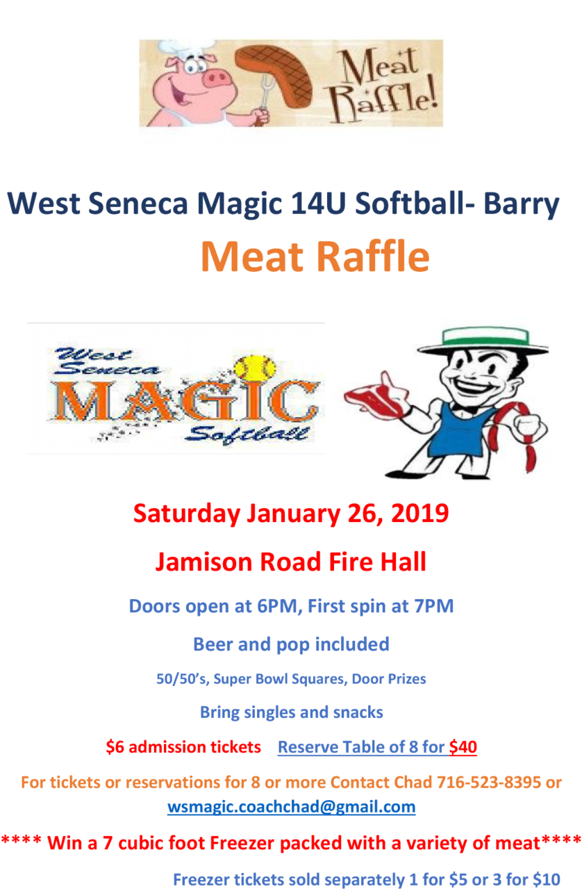 Download Magic Meat Raffle Flyer - Meat Raffle - Full Size PNG Image ...