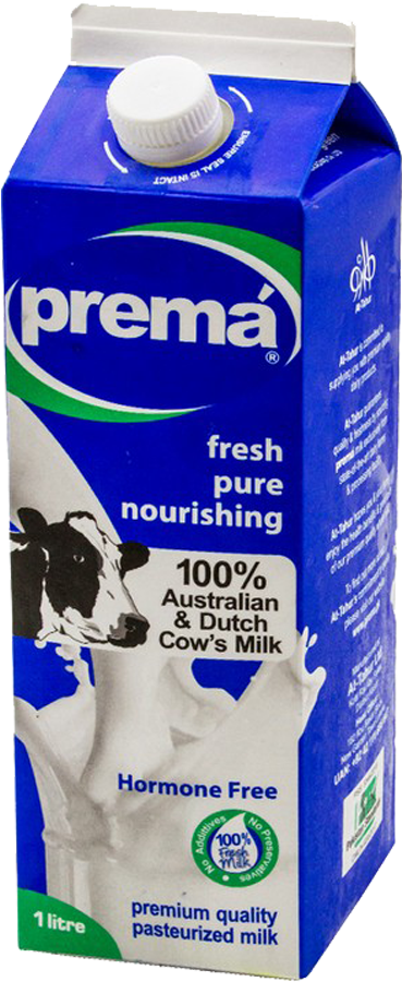 Download Prema Milk 1 Ltr - Prema Low Fat Milk - Full Size PNG Image ...