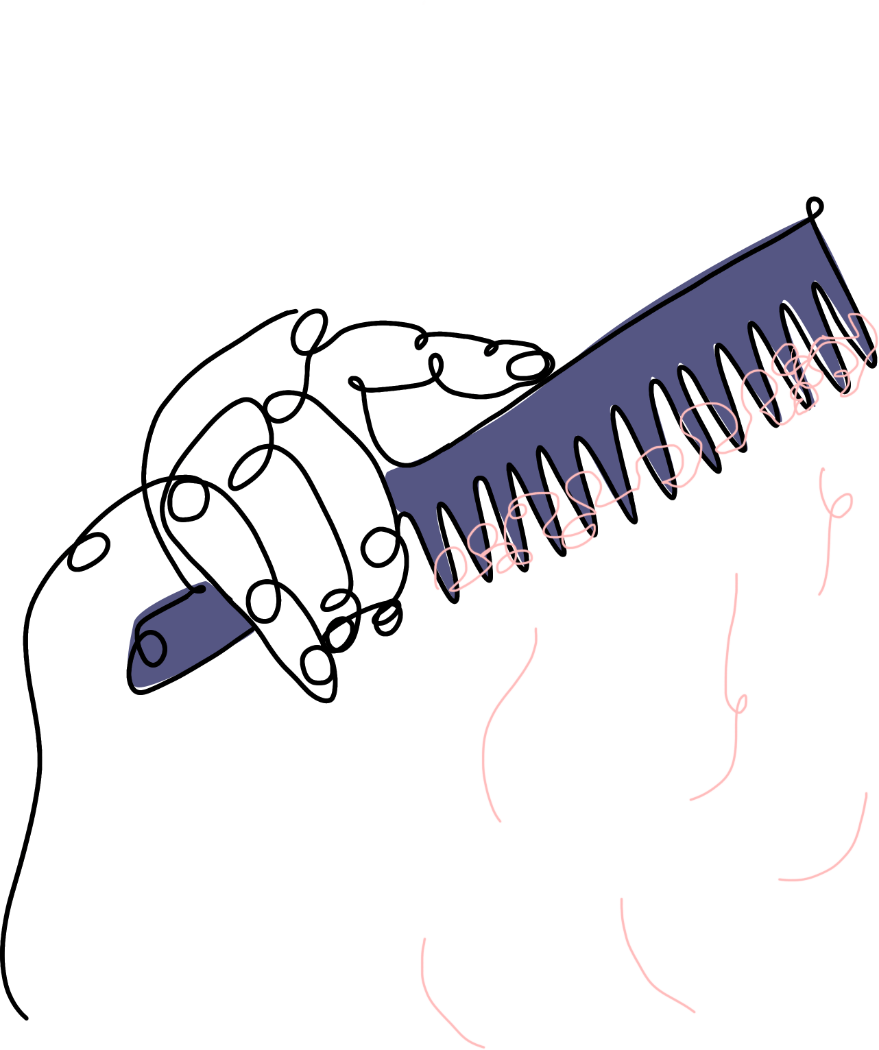 Download Hair Loss S - Drawing - Full Size PNG Image - PNGkit