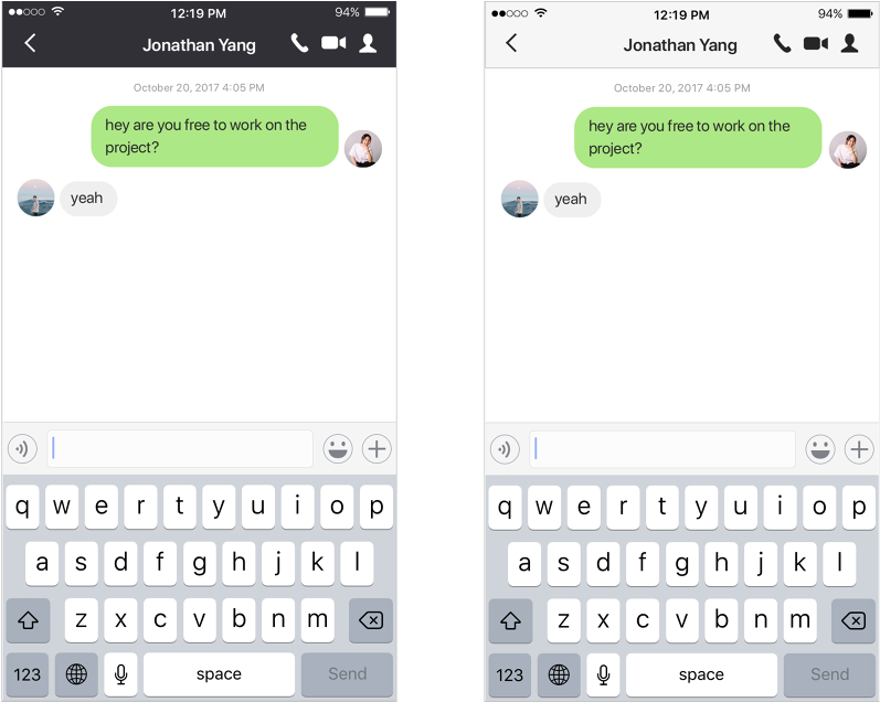 Download Redesign On Left Has Elements Of Wechat's Current Ui ...