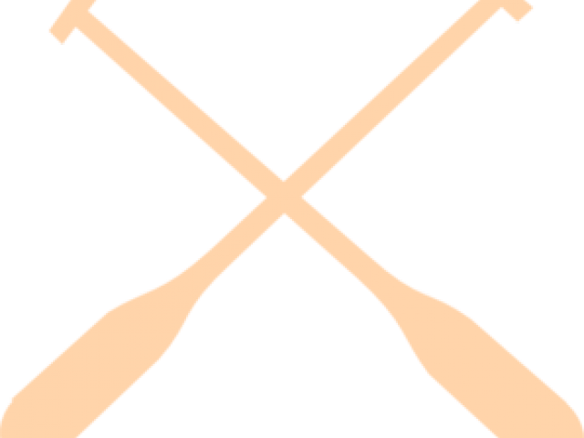 Download Transparent Paddle Clipart Rowing Oar - 2 Oars Crossing - PNGkit
