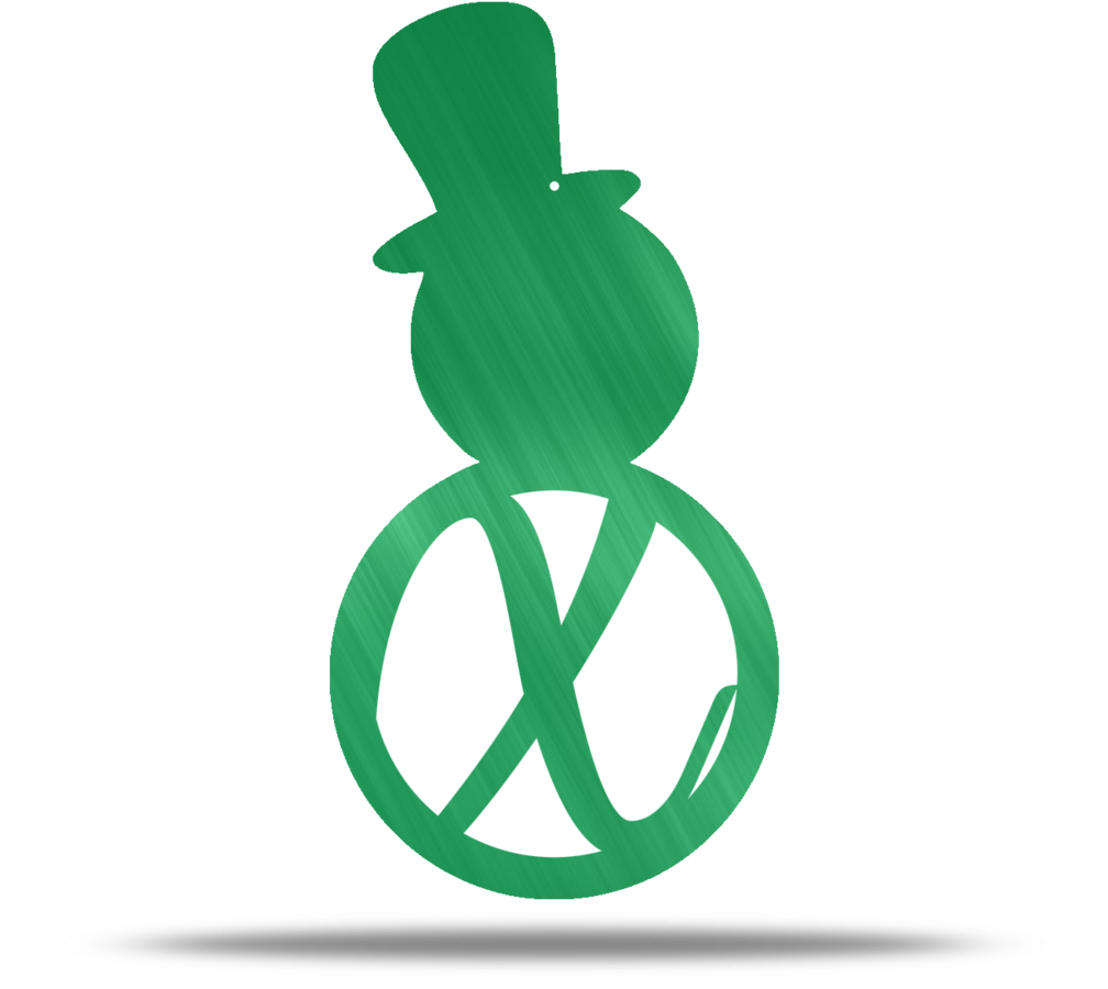 Download Snowman Customizable Metal Wall Sign - Illustration - Full ...