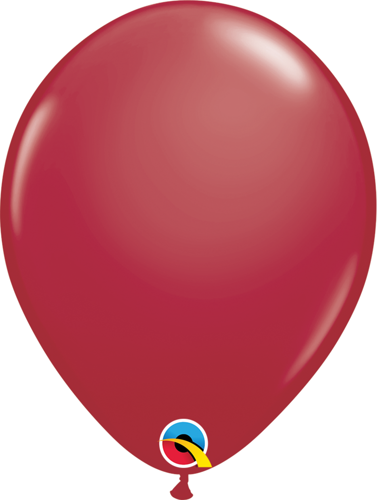 Download 11" Maroon Latex Balloon - Maroon Balloon - Full Size PNG ...
