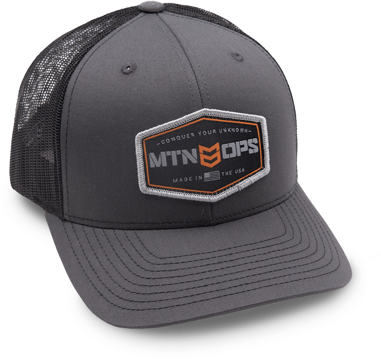 Download Static Hat Charcoal - Mountain Ops Hat - Full Size PNG Image ...