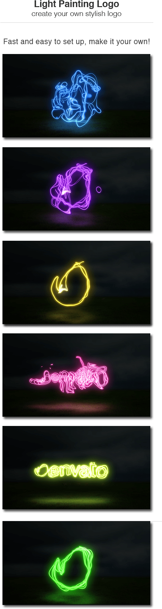 Download Light Painting Logo Is A Professional Long Exposure - Graphic ...