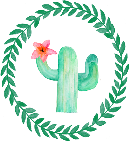 Download Cactus Transparent Artistic - Illustration - Full Size PNG ...