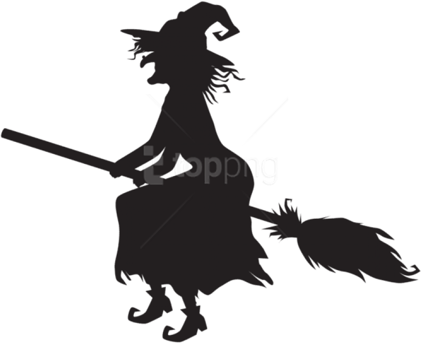 Download Free Png Download Halloween Witch And Broom Png Images ...