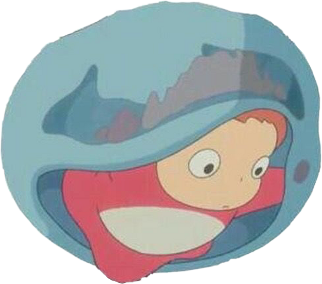 Download Ponyo Sticker - Ponyo Ghibli Studio Drawing Cute - Full Size ...