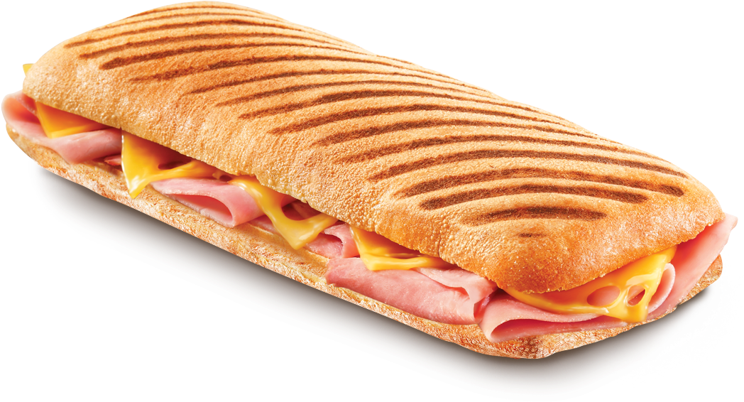 Download Panini Prague Ham & Emmental - Panini Transparent - Full Size ...