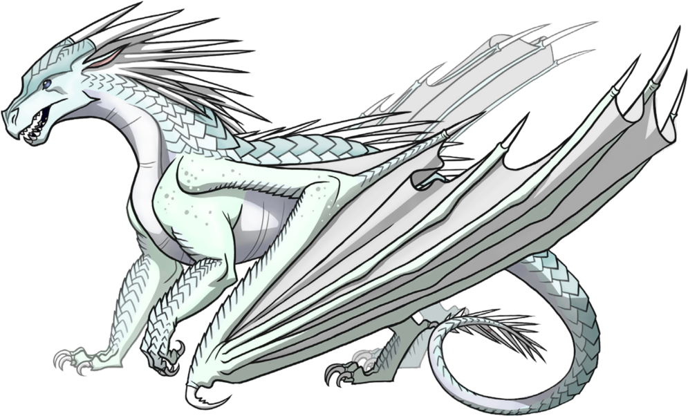 Download Snowscaleref - Wings Of Fire Icewing Base - Full Size PNG ...