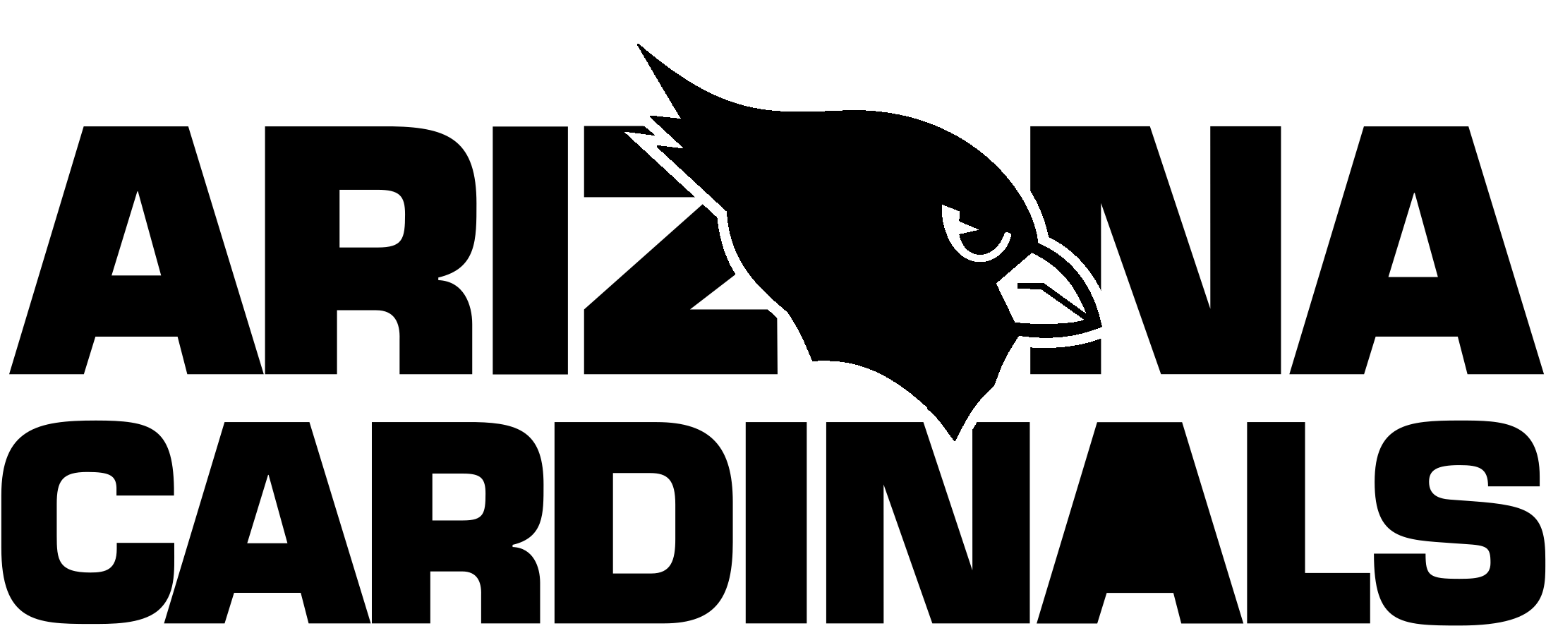 Download Arizona Cardinals 01 Logo Black And Ahite - Arizona Cardinals ...