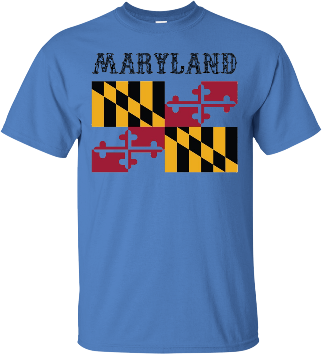 Download Maryland State Flag T Shirt - Maryland State Flag - Full Size ...