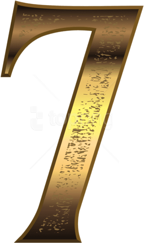 Download Transparent Free Png Download Old Gold Number Seven Clipart ...