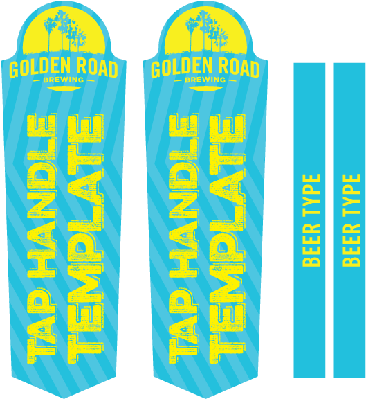 Download Tap Handle Sticker Template Ai , Pdf - Electric Blue - Full ...