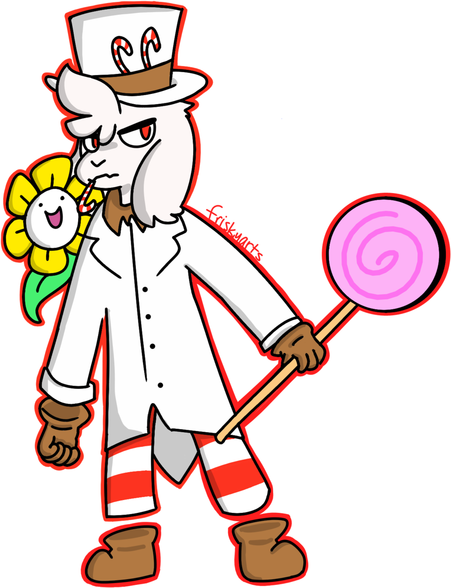 Download Asriel And Flowey From "undertale" As Harold Gloom ...