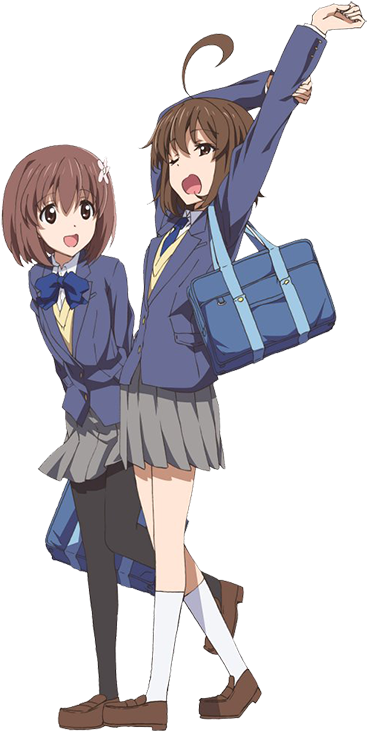 Download Anime Going To School - Full Size PNG Image - PNGkit