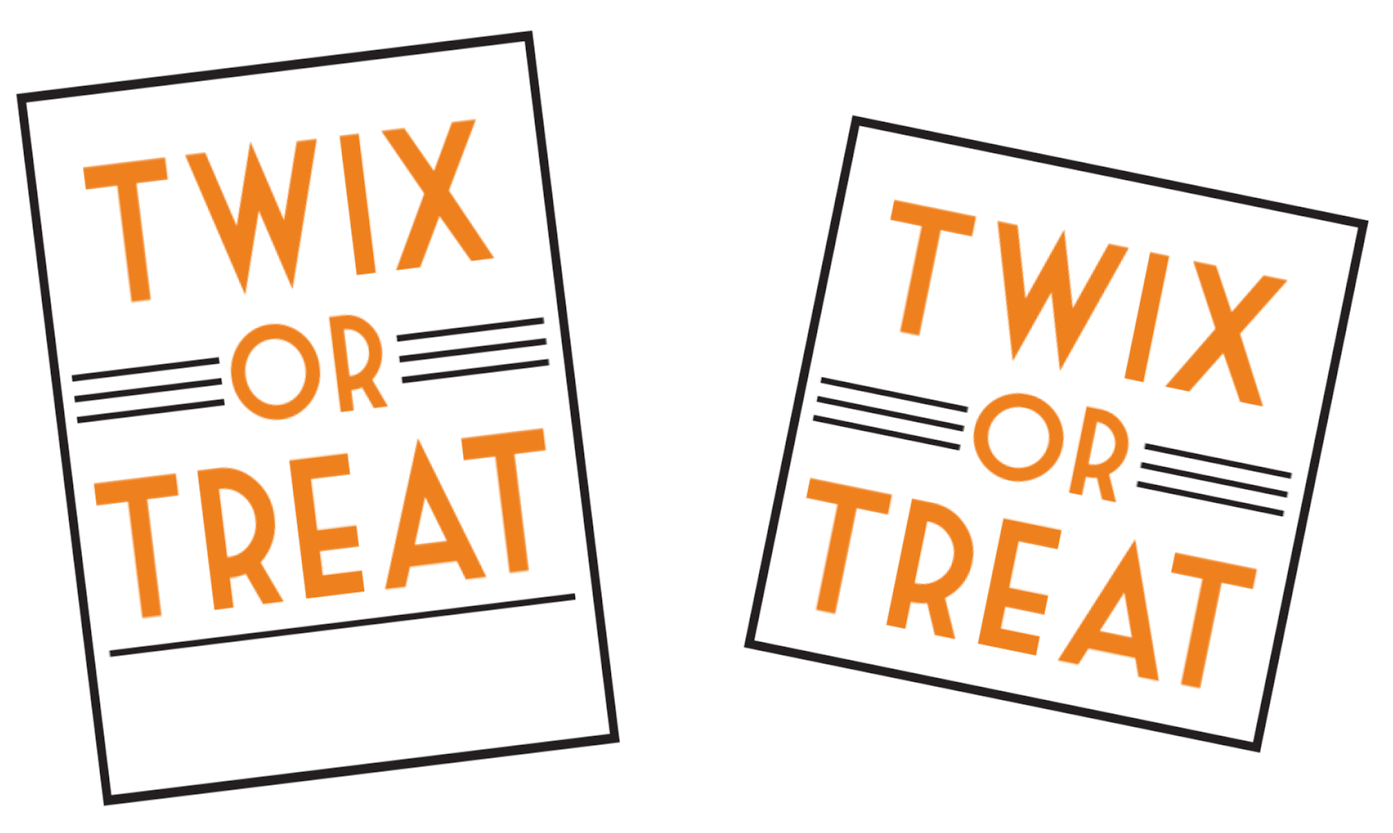 Download Options For You - Printable Twix Or Treat - Full Size PNG ...