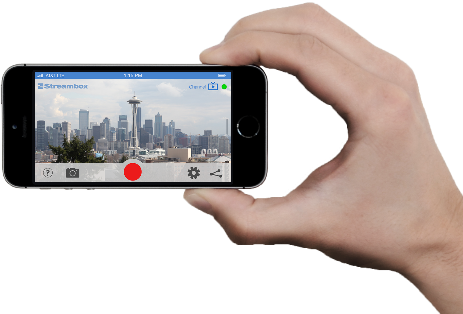 Download Iphone 5s Running Streambox App - Full Size PNG Image - PNGkit