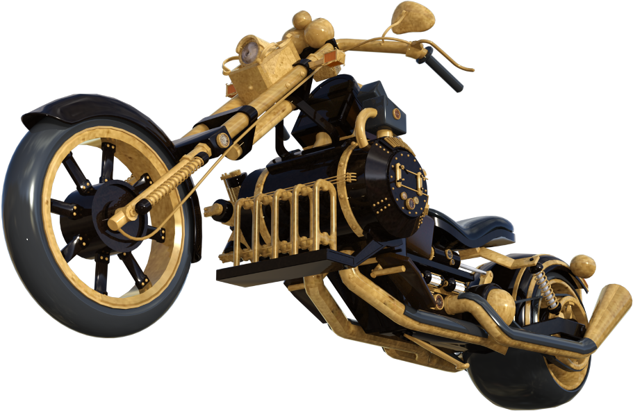 Download Moto - Chopper - Full Size PNG Image - PNGkit