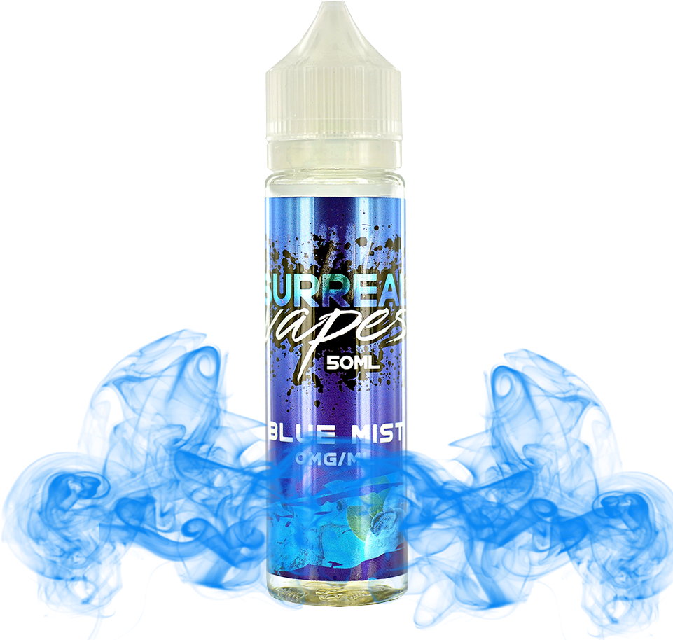 Download Surreal Vapes 50ml - Transparent Blue Smoke Png - Full Size ...