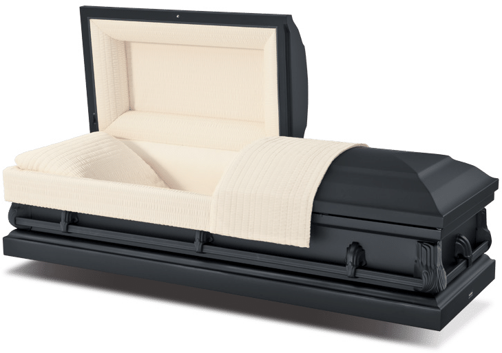 Download Ammen Family Apollo Flat Black Casket - All Black Casket ...