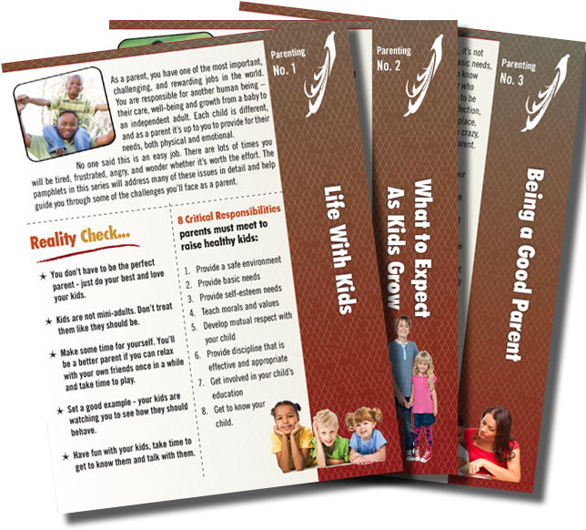 Download Parenting Pamphlets Full Set - Flyer - Full Size PNG Image ...