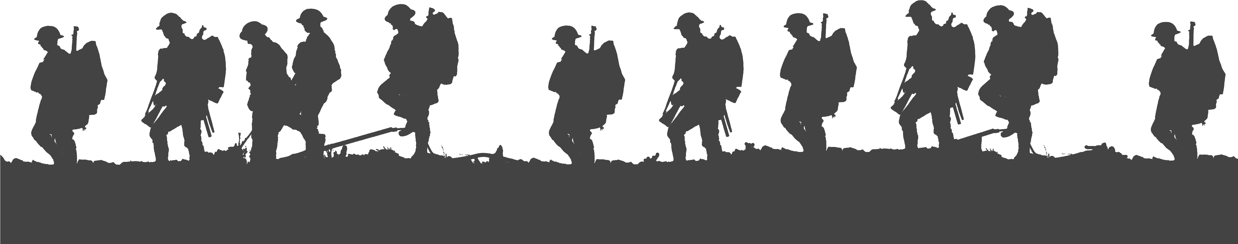 Download First World War Silhouette - Full Size PNG Image - PNGkit