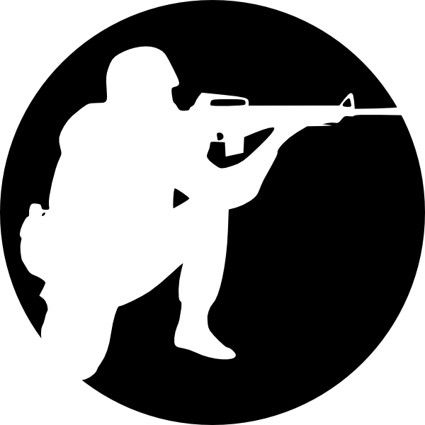 Download Circle Soldier Aiming Clip Art - If You Can T Stand Behind Our ...