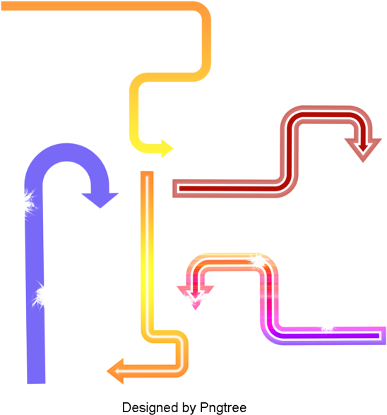 Download Beautiful Cartoon Cute Hand-painted Arrow Direction - Cartoon ...