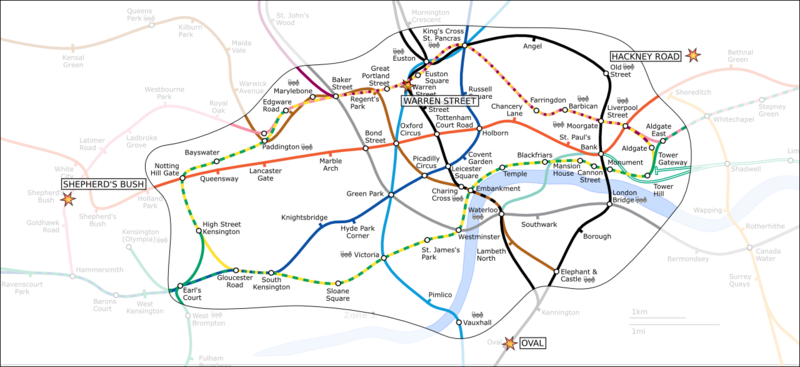 Download 21 July London Explosions Locations New - London Underground ...