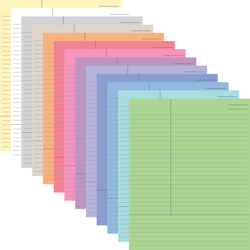 Download Cornell Notes - Digital Cornell Notes Pdf - Full Size PNG ...