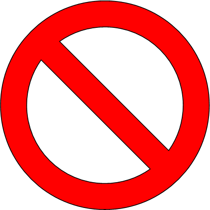 Download Banned - Signo De Prohibido Png - Full Size PNG Image - PNGkit