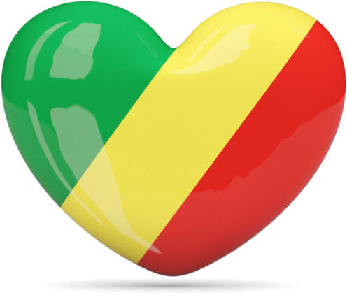 Download Congo Flag Heart - Full Size PNG Image - PNGkit