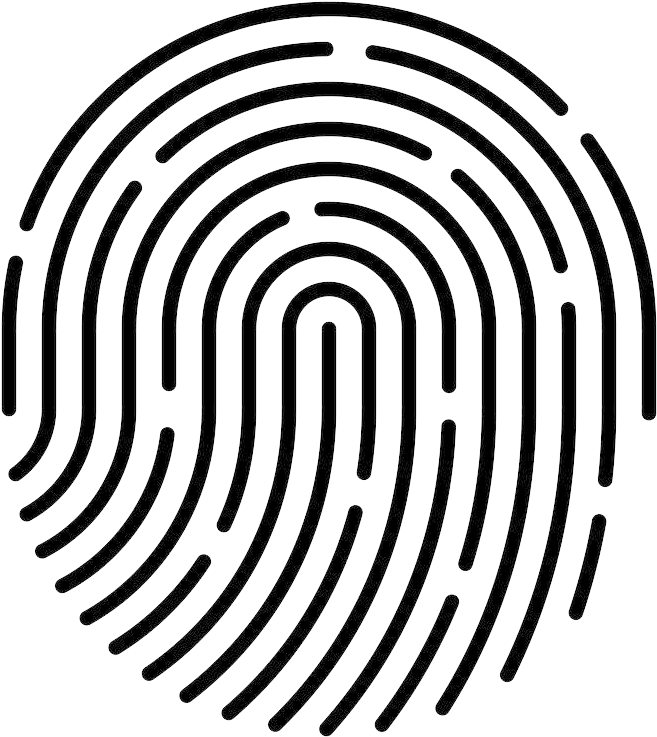 Download Be Unique - Transparent Finger Print Vector - Full Size PNG ...