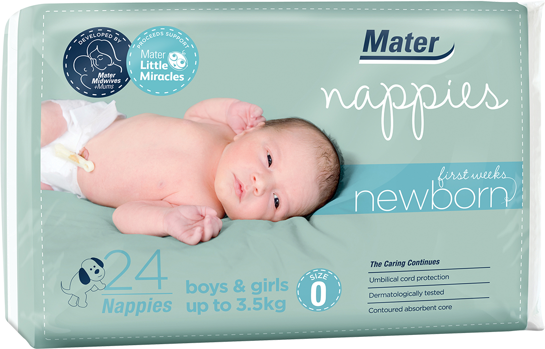 Download Newborn First Weeks Nappies 24 Pack - Full Size PNG Image - PNGkit
