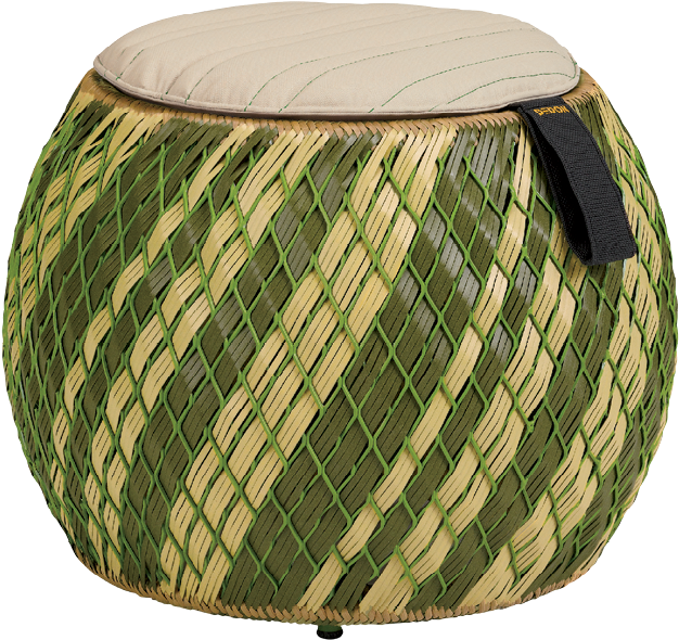 Download Dala Stool By Stephen Burks For Dedon - Stool - Full Size PNG ...