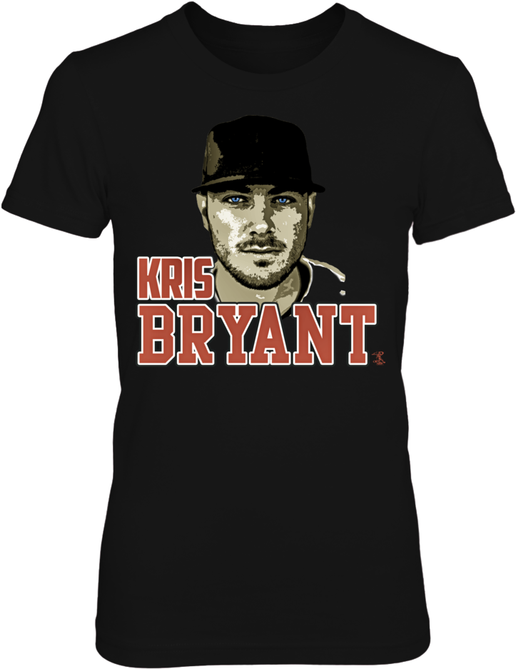 Download Kris Bryant, Blue Eyes Front Picture - Shirt - Full Size PNG ...