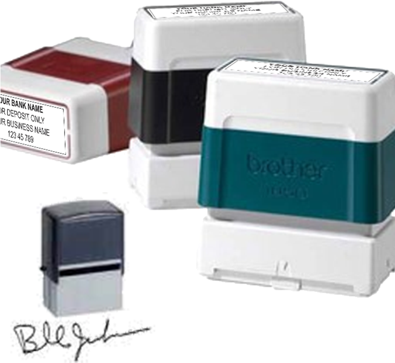 Download Bmo Personal Cheques - Brother Custom Stamp - Full Size PNG ...