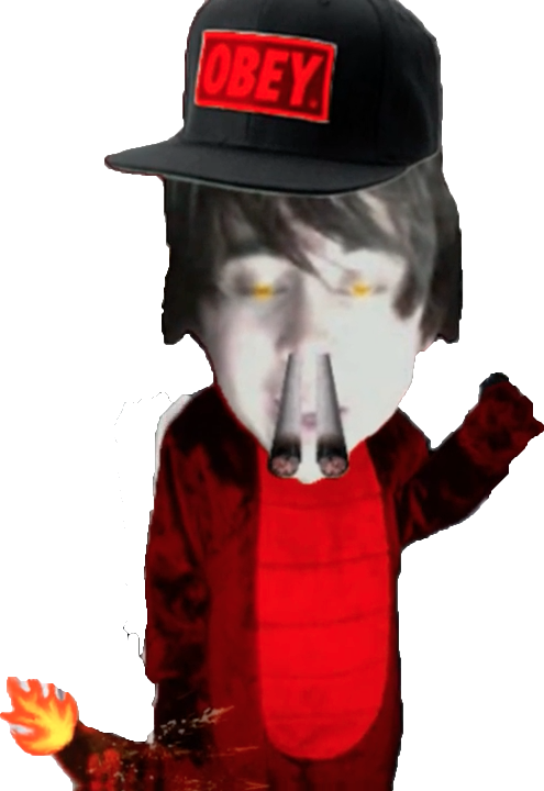 Download Demonic Leafy - Leafyishere Meme - Full Size PNG Image - PNGkit