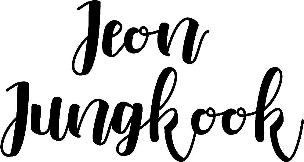 Download Transparent Font Jeon Jungkook Bts 💕 ⚠️important Importante ...