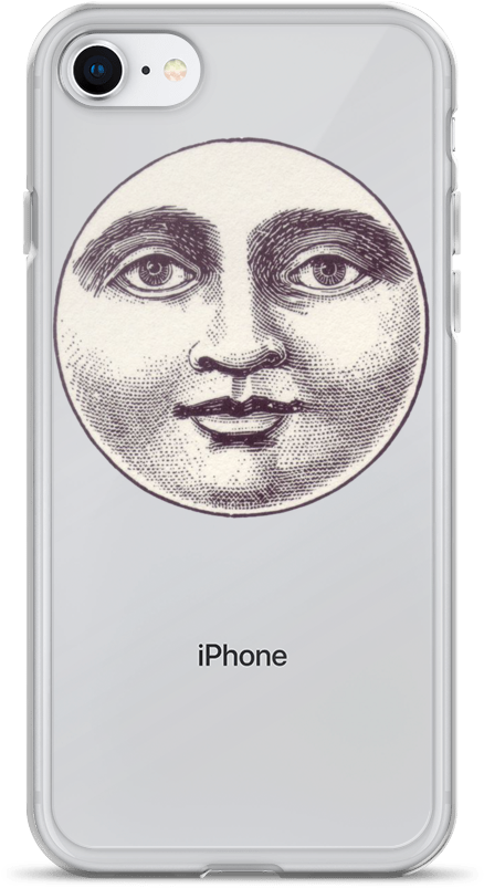 Download Moon Man Iphone Case - Moon Face - Full Size PNG Image - PNGkit