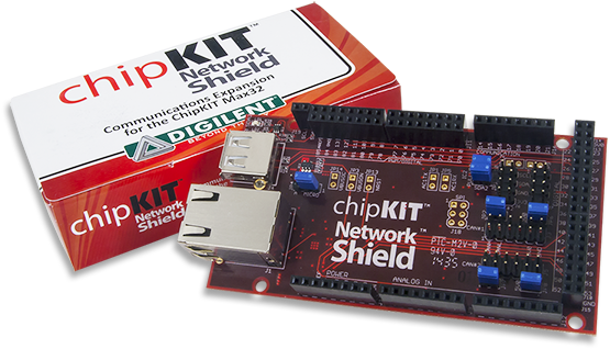 Download Chipkit Network Shield With Box - Microcontroller - Full Size ...