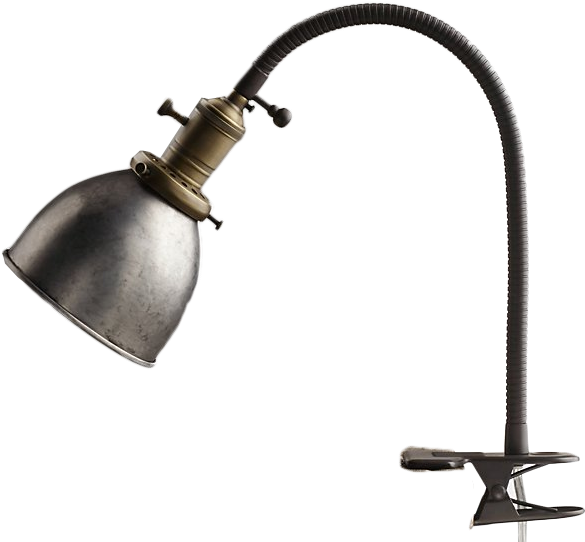 Download Industrial Era Task Clip Lamp Pewter Decorist - Lamp - Full ...