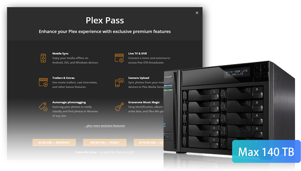 Download Nas Plex Server - Disk Array - Full Size PNG Image - PNGkit
