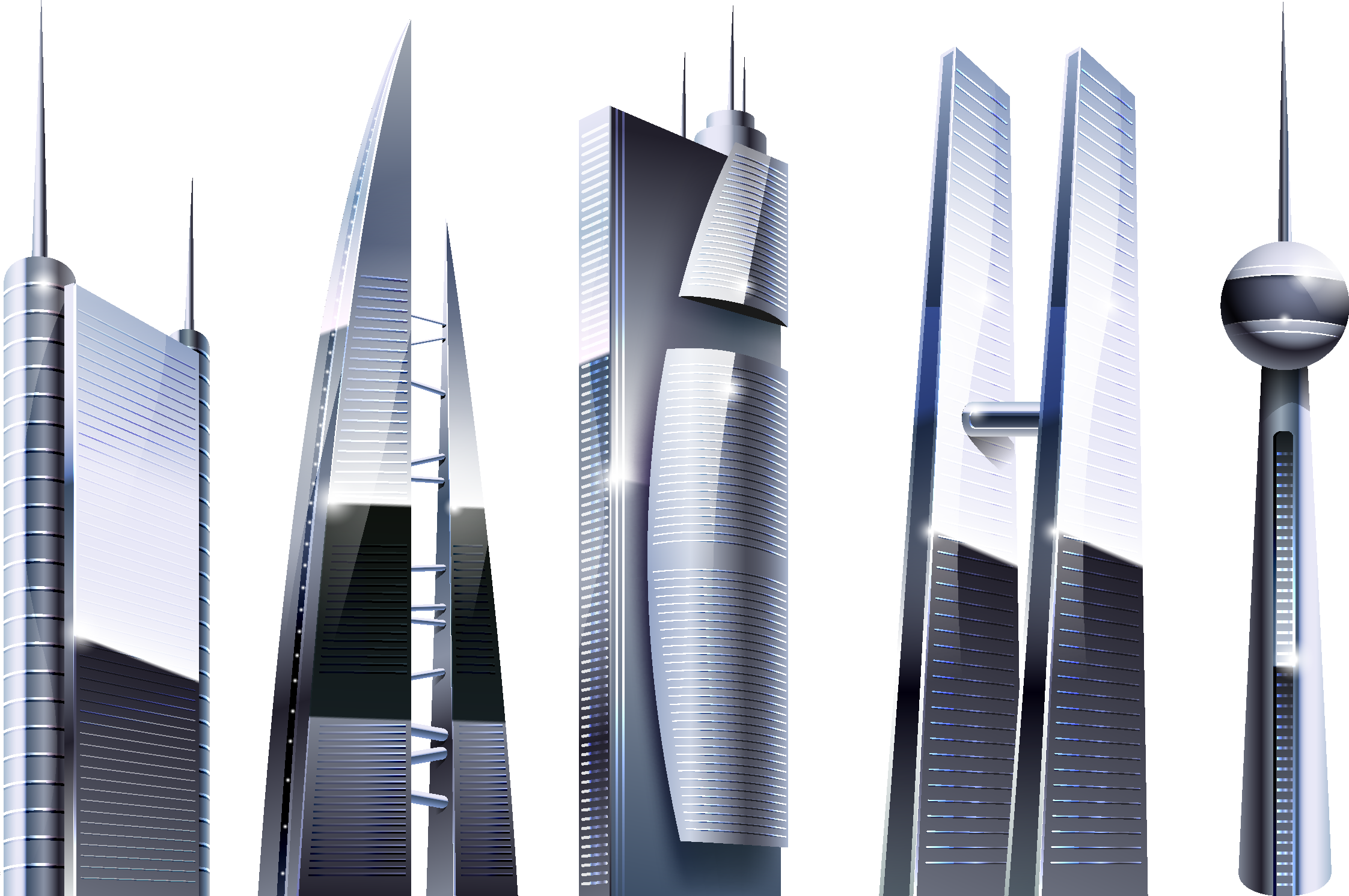 Download Transparent Landmark Buildings Png Image - Building Fonts Free ...