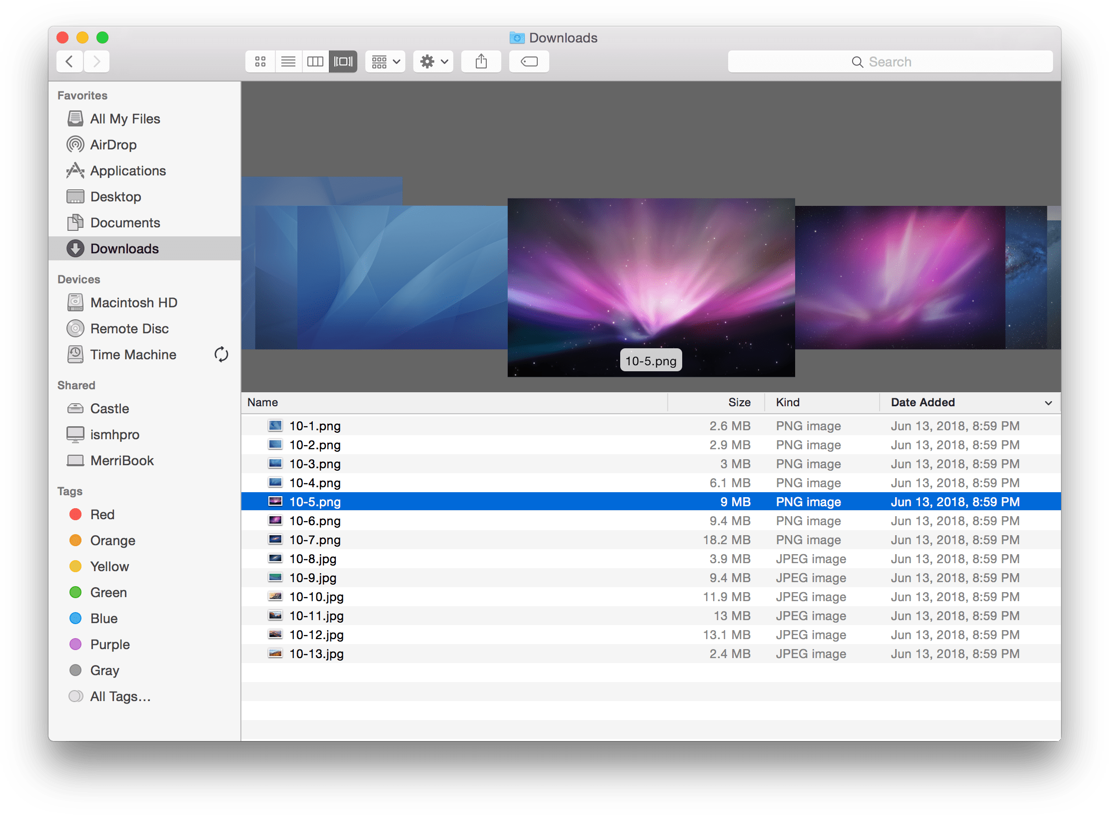 Download 10 10 Yosemite Finder Cover Flow - Macos - Full Size PNG Image ...