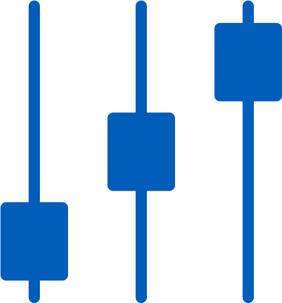 Download Blue Controls Icon To Show How You Can Set Custom Lengths ...